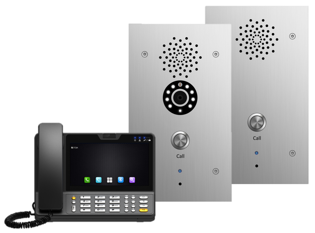 TOA Powered Horn Speaker, SIP Intercom and license-free IP Intercom ...